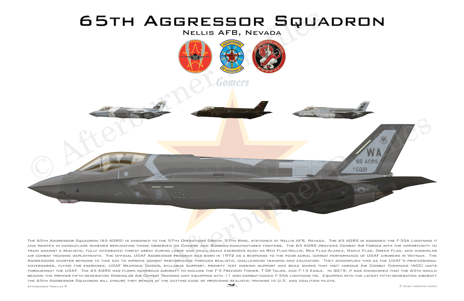 65 AGRS F-35A | Afterburner Profiles