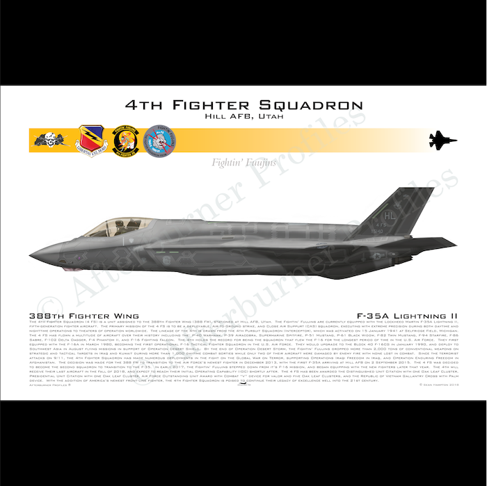 4 FS F-35A | Afterburner Profiles