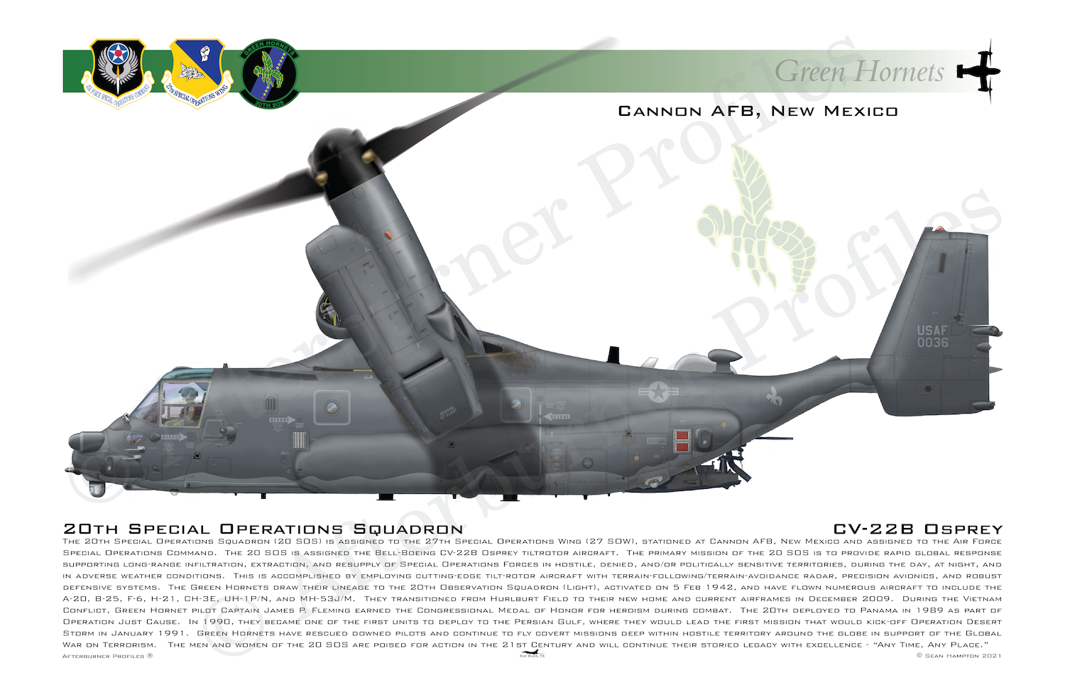20 SOS CV-22B Osprey | Afterburner Profiles