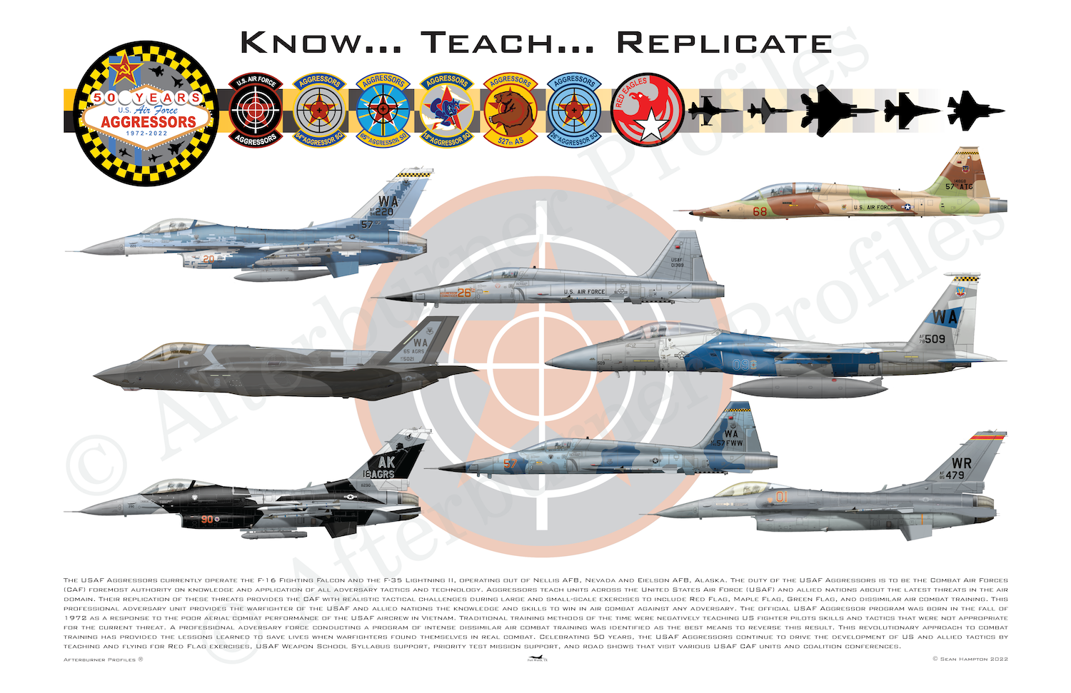 USAF Aggressors 50th Anniversary | Afterburner Profiles