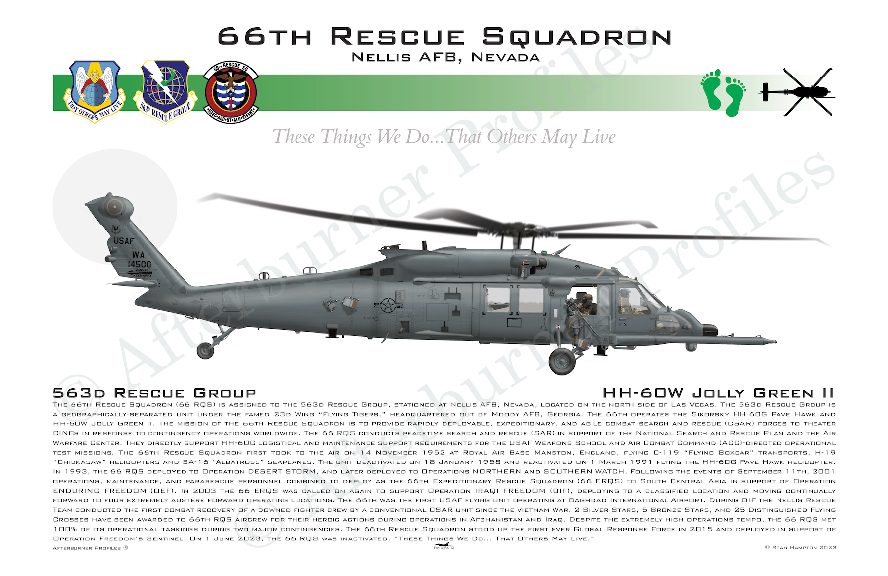 66 RQS HH-60W | Afterburner Profiles