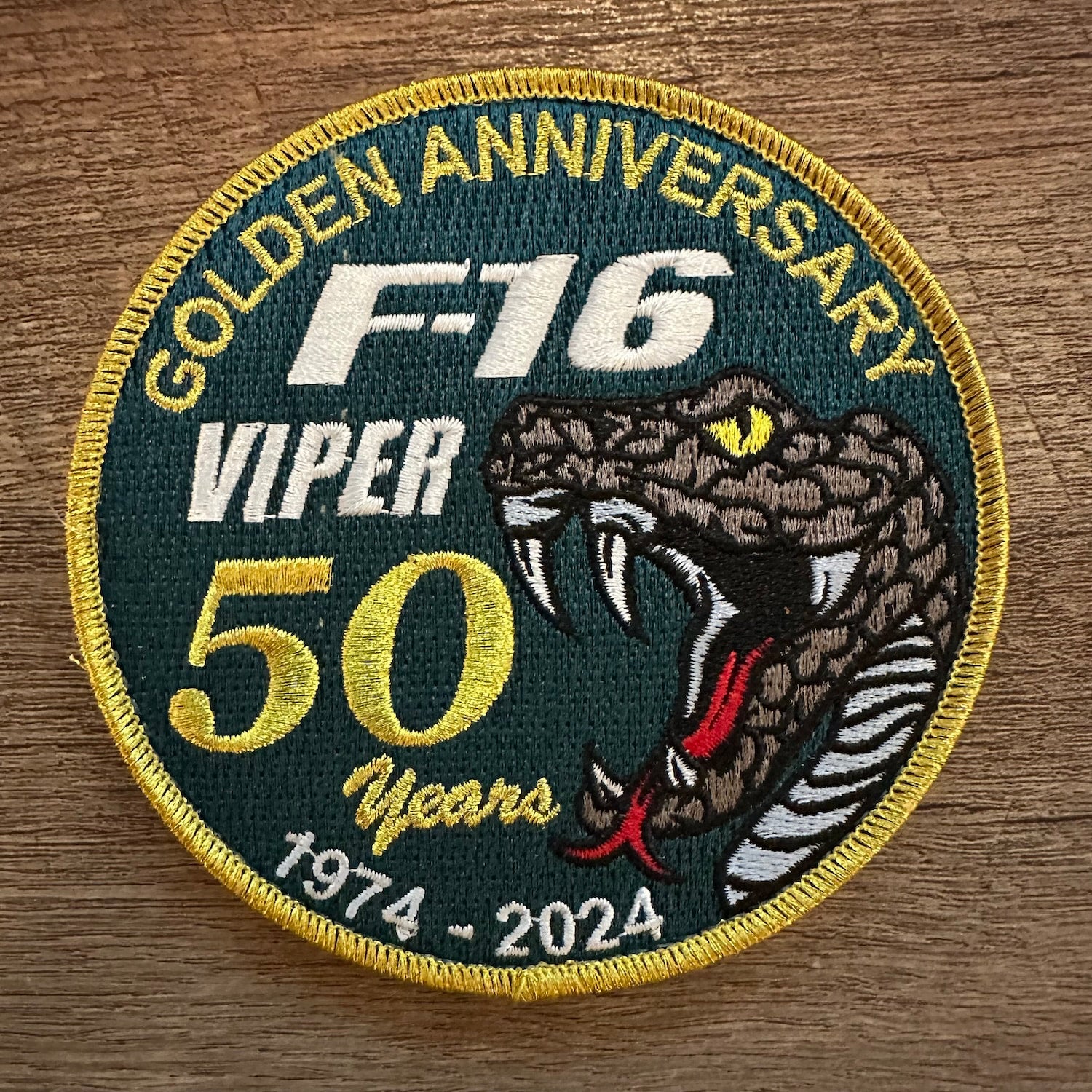 F-16 Viper 50th Anniversary Patch | Afterburner Profiles